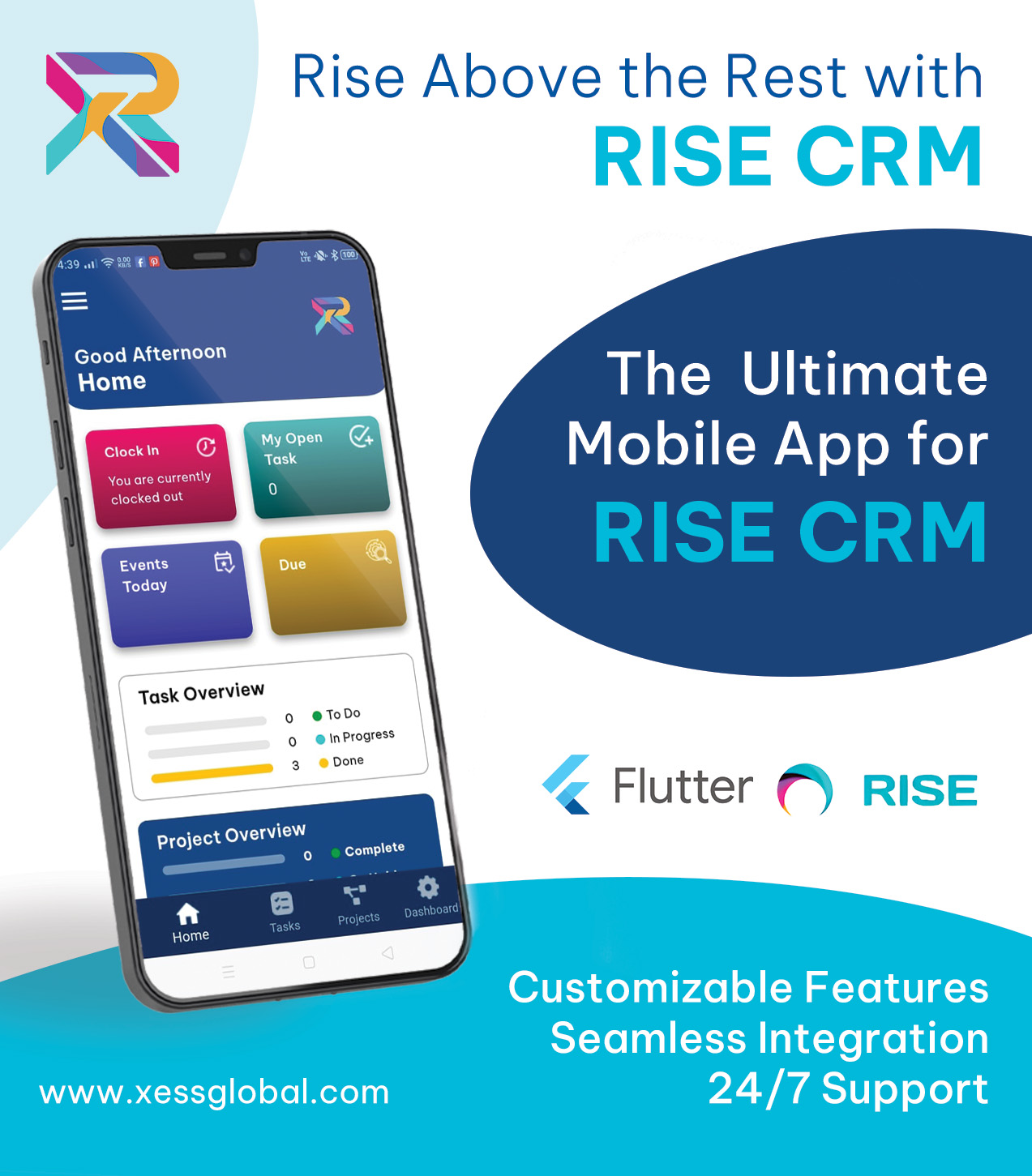 XRise Admin App – Perfex Mobile App